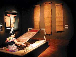 Weaving sacred textiles