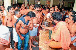 'Tapta Mudra Dharana' ceremony held