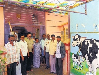 Success story of a milk co-op society in border area