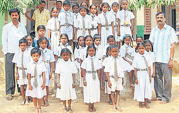 This school in Malur works on being clean and green