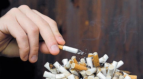 Smoking scenes on the rise in films