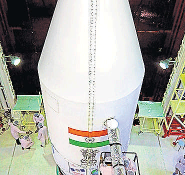 Countdown begins to launch first satellite in key constellation