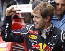 Red Bulls take the front row