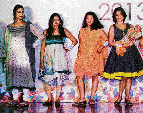 Ramp lights up with moms-to-be