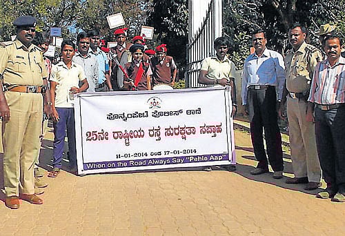 Road safety rally held