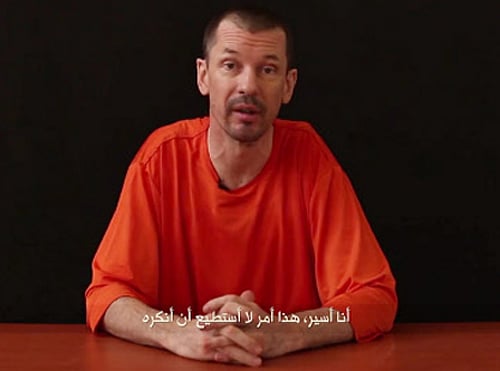 IS group posts video of captive British journalist