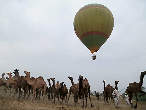 Hot air balloon ride ends in Ajmer jail