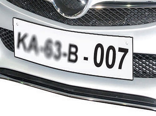 Fancy car numbers to be auctioned