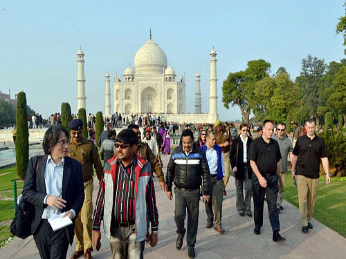 Obama visit: Taj Mahal spruced up