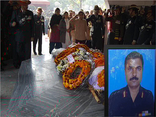 Colonel M N Rai cremated with full military honours