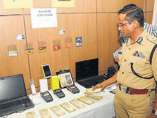 CCB cops bust duplicate credit cards racket