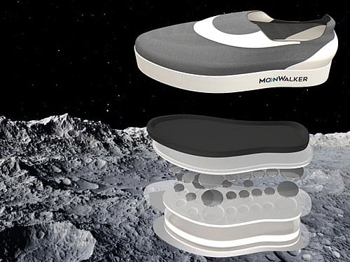 Gravity-defying shoes to simulate Moonwalk!