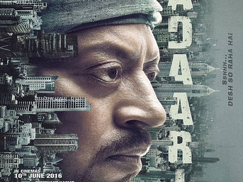 Irrfan unveils first poster of 'Madaari'