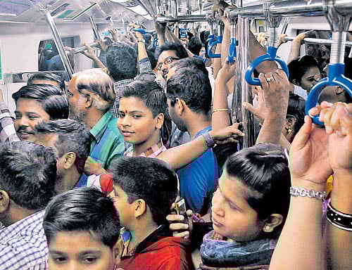 Run Metro every 3 minutes, demand jostling commuters