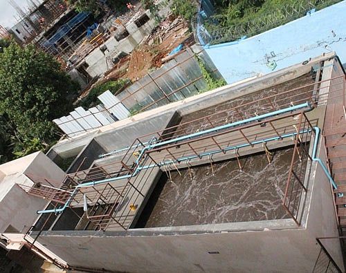 STP to recycle waste water from small industries