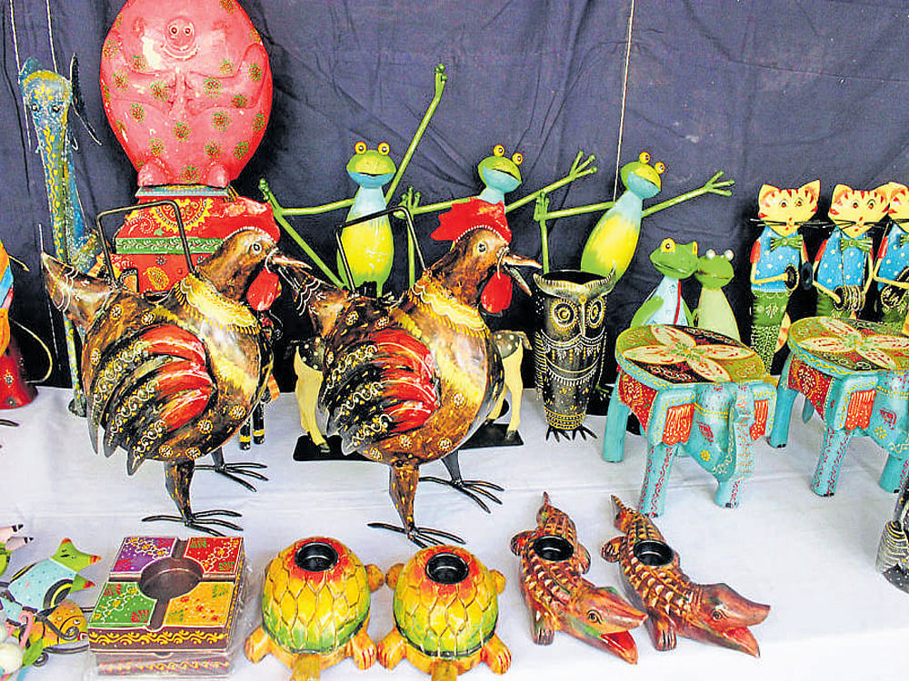 A vibrant display of ethnic fare