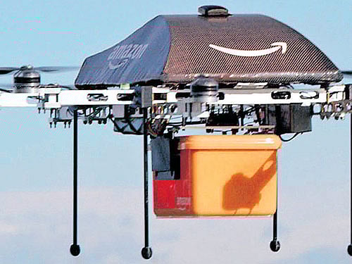 Amazon's flying warehouse to launch drones for fast delivery