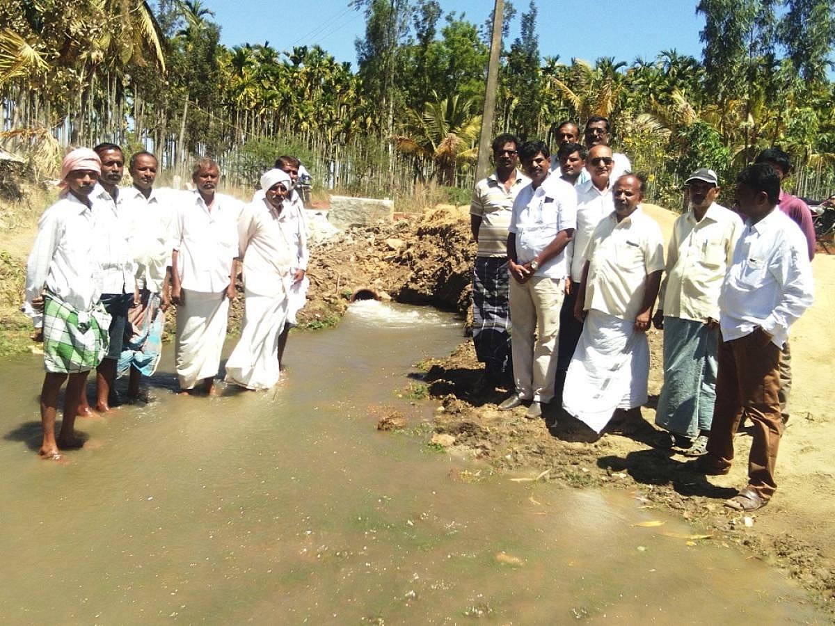 Villages affected by Upper Bhadra project get water