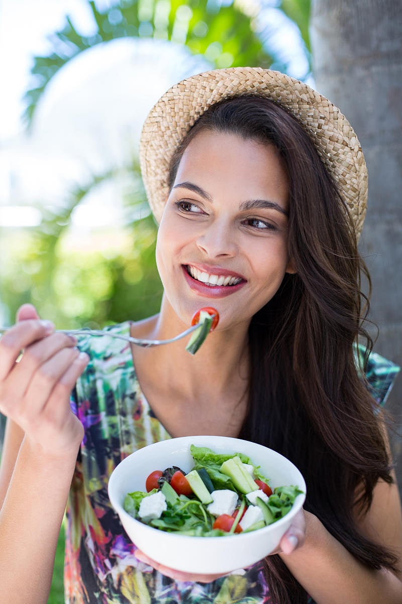 Eat light on sunny days
