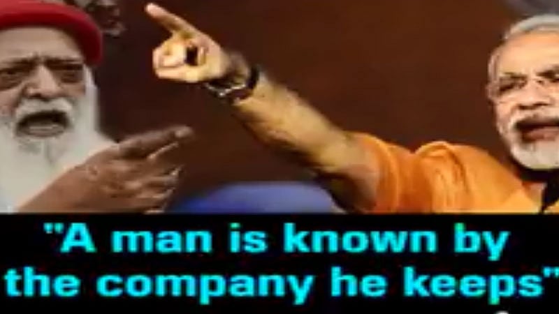 Congress attacks PM for association with Asaram on Twitter