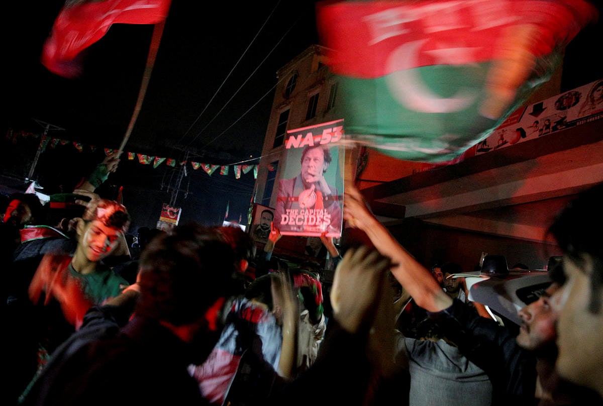 PTI workers sense victory, celebrate on Pak streets