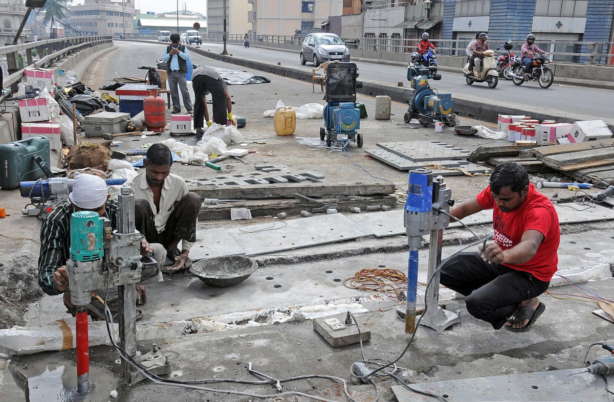 Facelift of Sirsi Circle flyover yet again