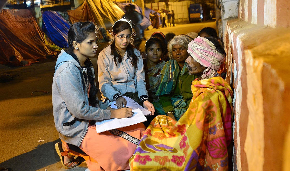 App to identify homeless people