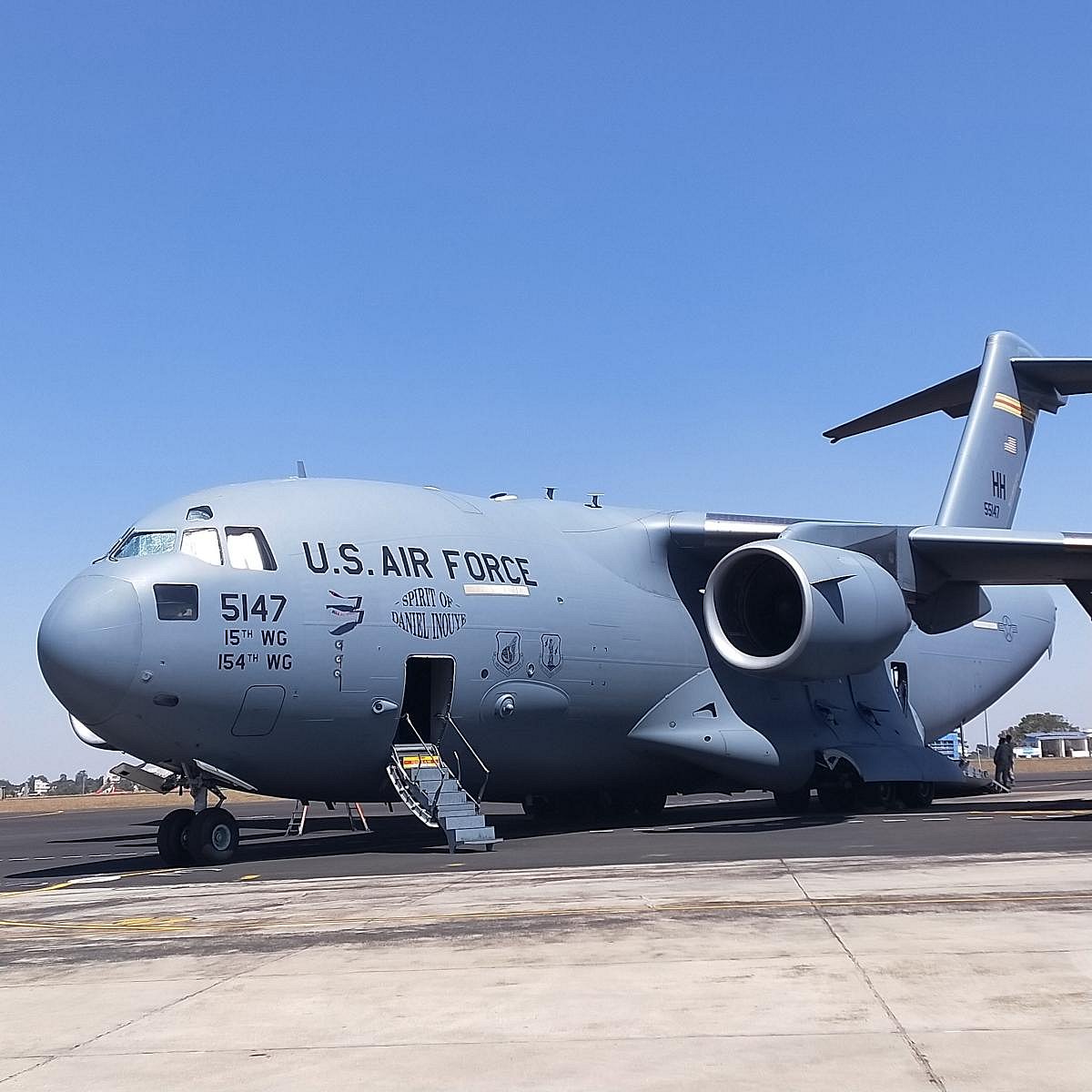 Boeing team brings bird famous for airlifts