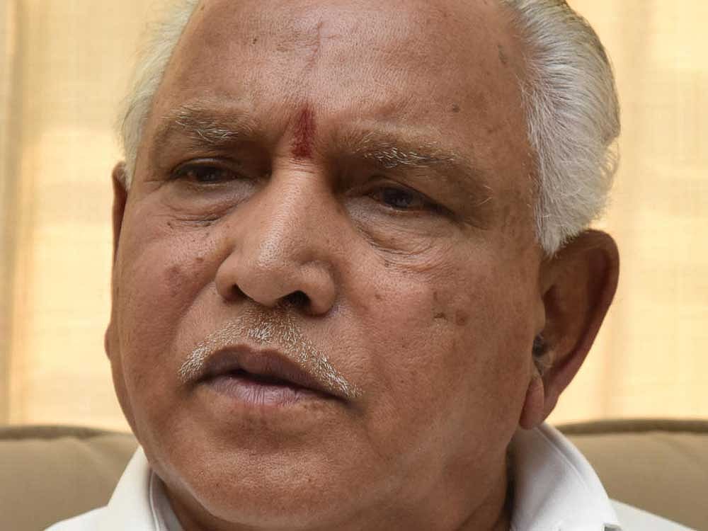 Government hushing up cases against ministers, says BSY