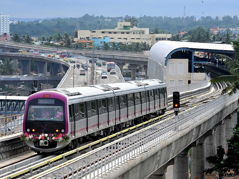 Board a six-car metro train in February