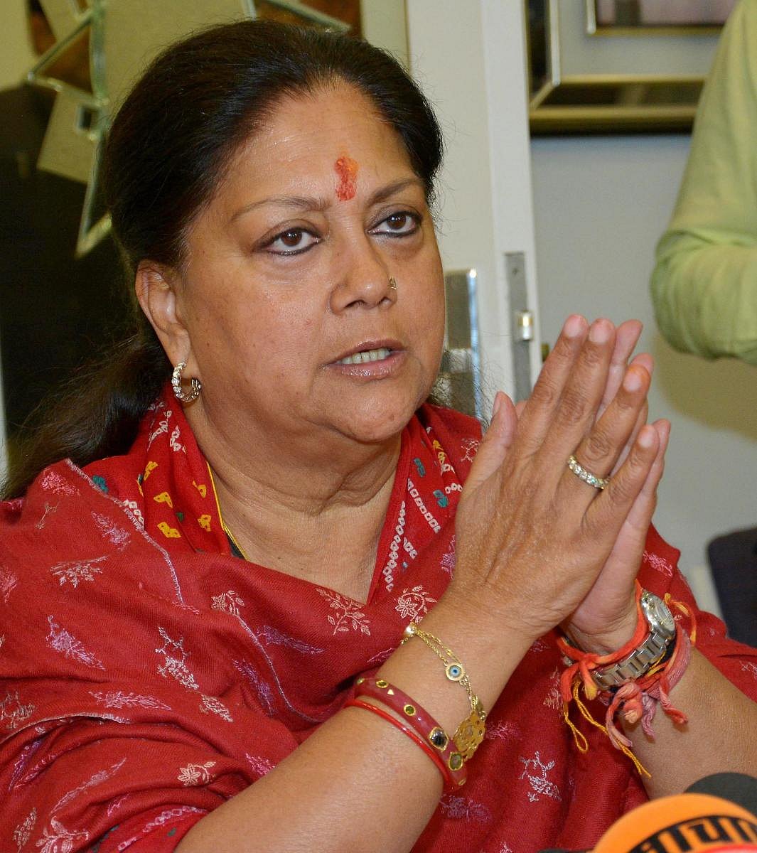 Raje, Union ministers Raj campaigning