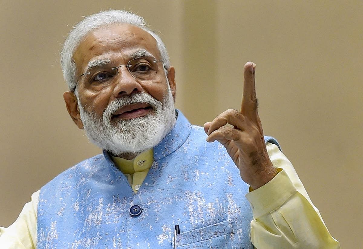 Digital camera, e-mail: Twitter fact checks PM Modi