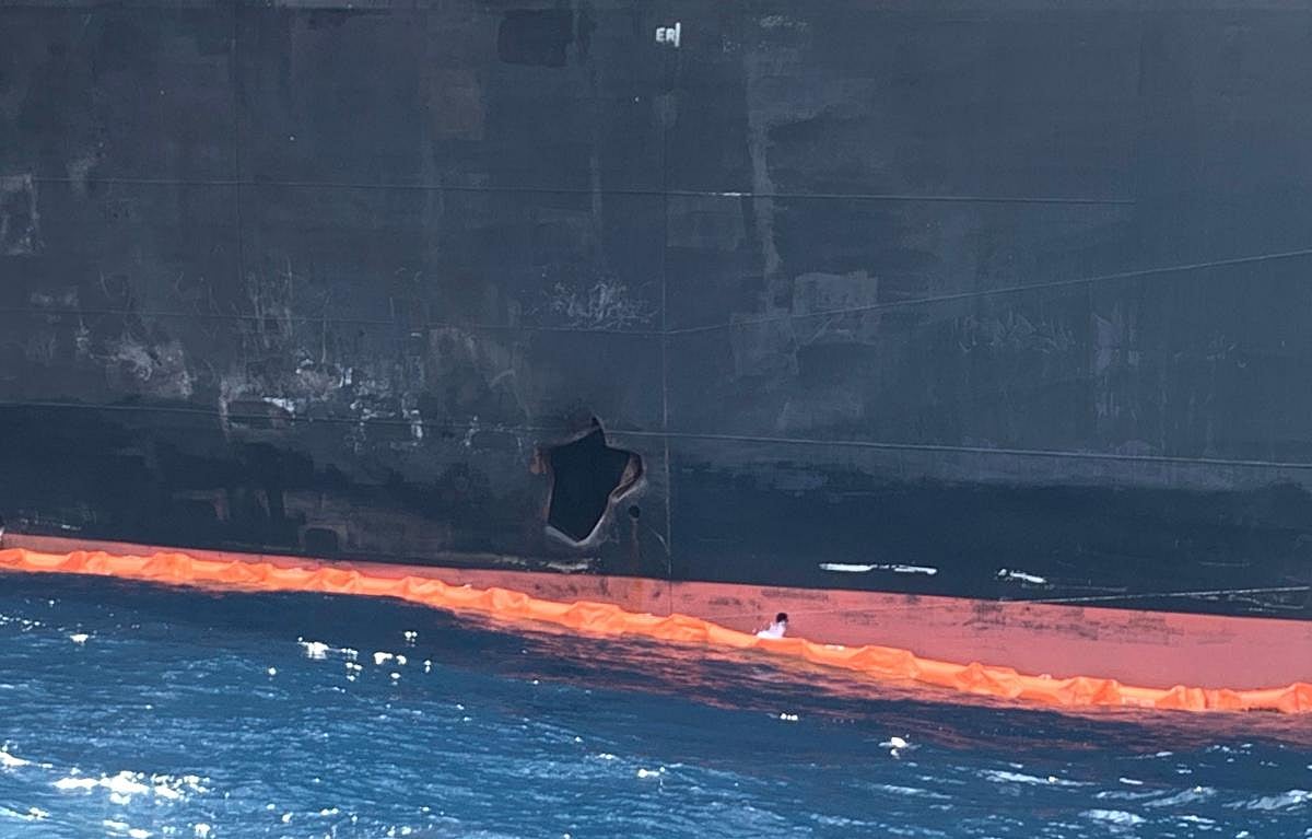Japan tanker hit by mine resembling Iran's: US army