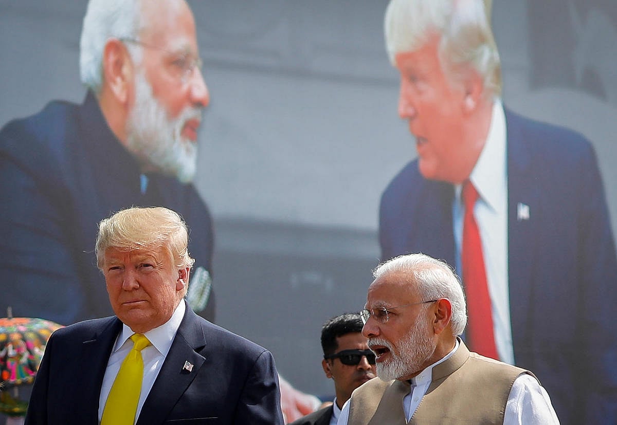 Namaste Trump: US Prez Donald Trump thanks Narendra Modi at Sabarmati ...
