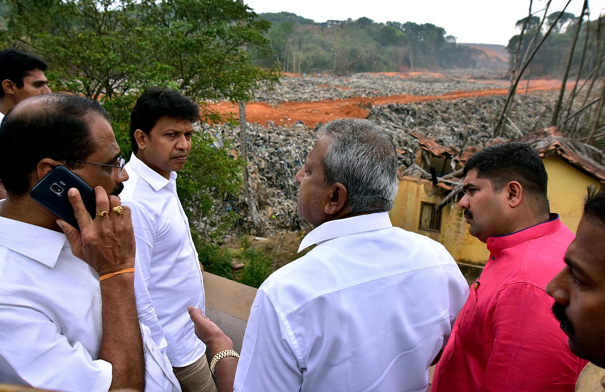 Urban Development Minister B A Basavaraj takes officials to task