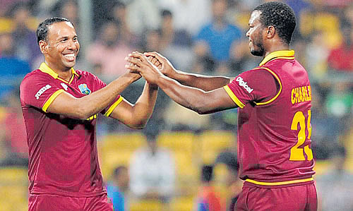 Badree leading from the front for WI