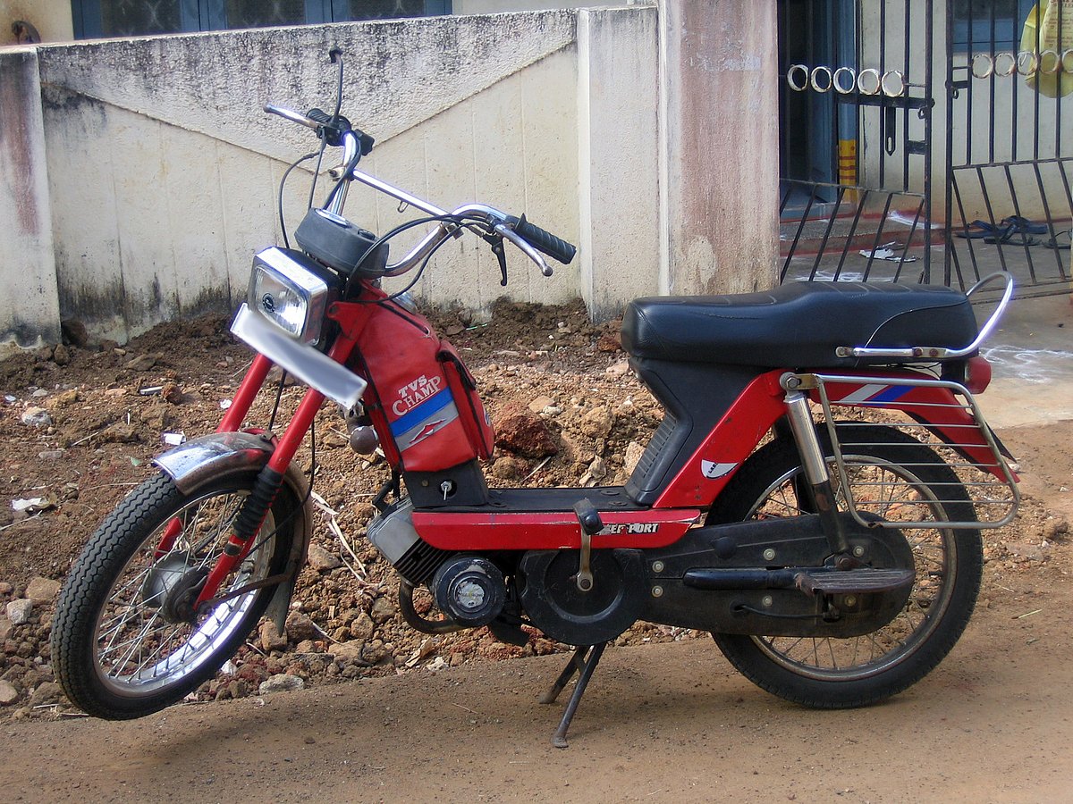 old moped