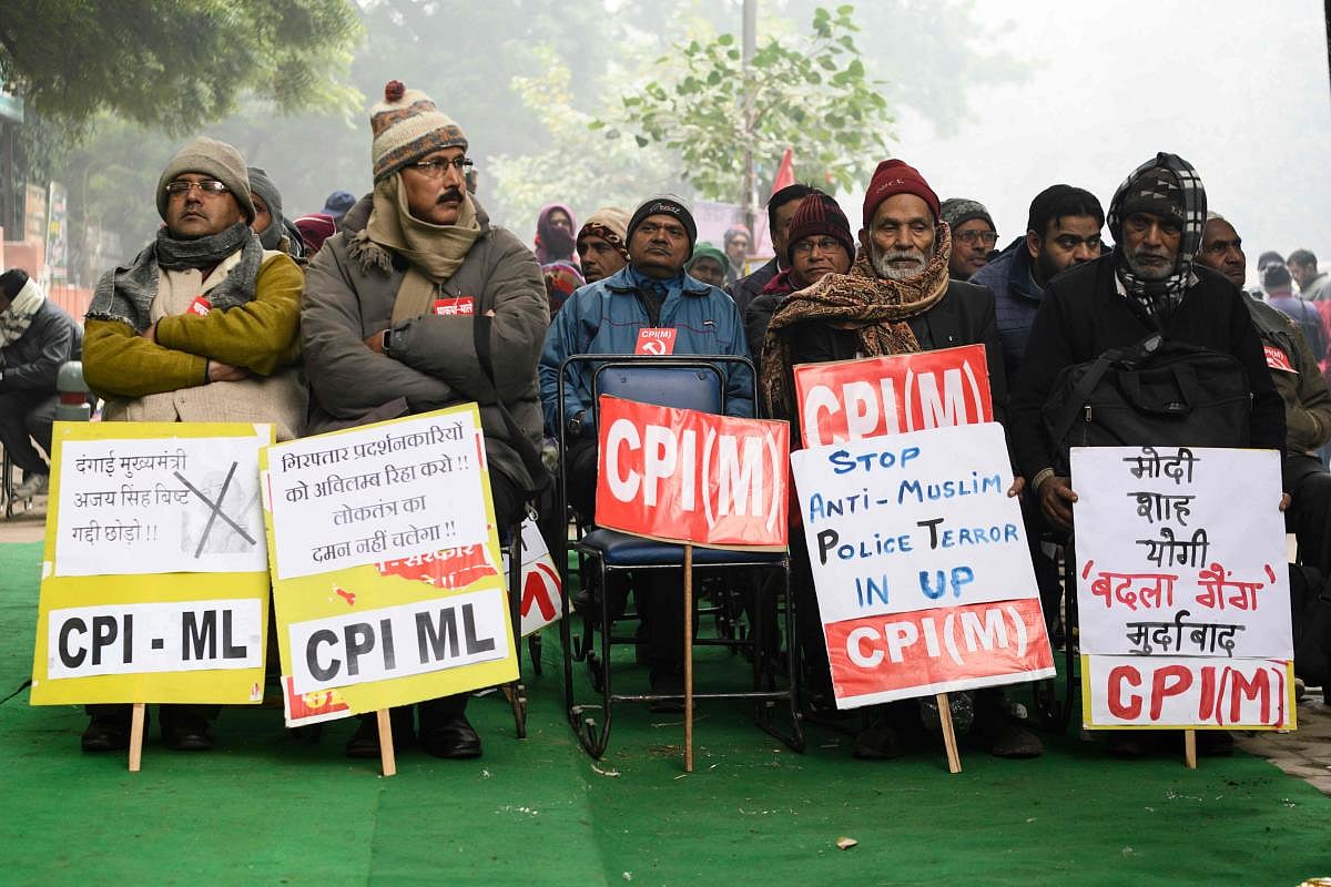 Anti-CAA Stir: Left protests against police action