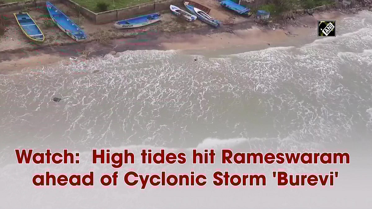 High tides hit Rameswaram ahead of Cyclonic Burevi