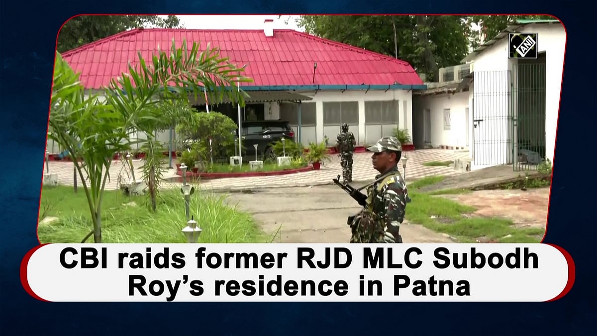 CBI raids former RJD MLC Subodh Roy’s residence in Patna