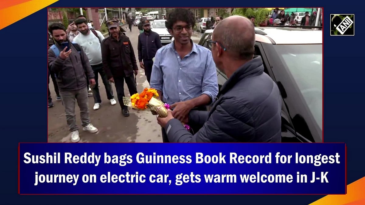 Sushil Reddy bags Guinness Book Record for longest journey in electric ...