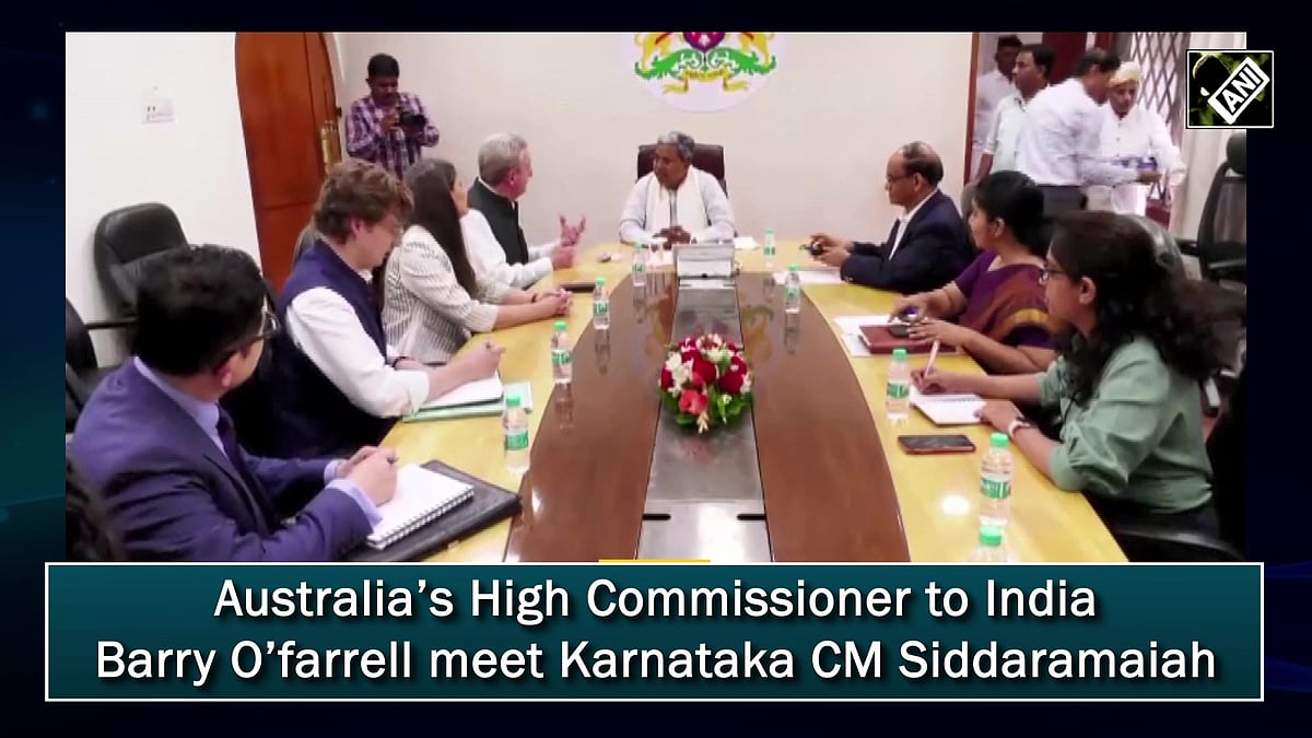 Australia’s High Commissioner to India Barry O’farrell meets Karnataka ...