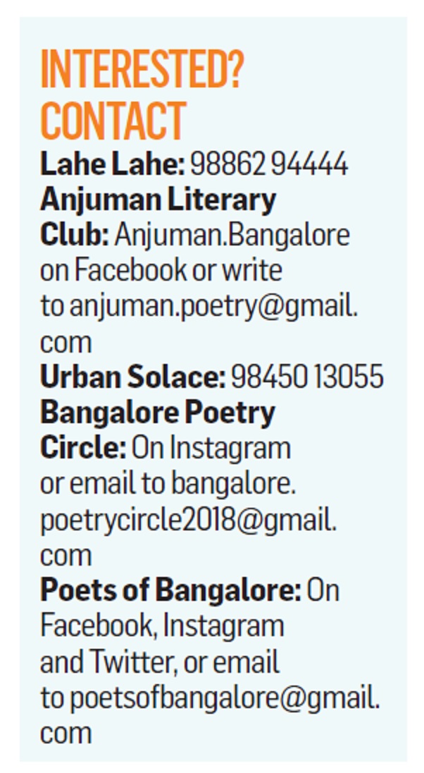 Poetry meetups to resume in full swing