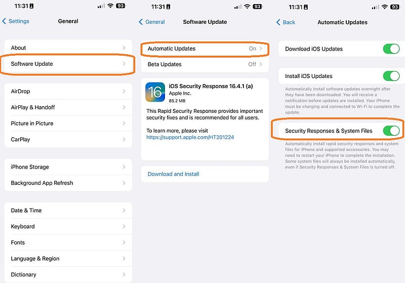 Apple rolls out new rapid security response iOS 16.5.1(a) to iPhones