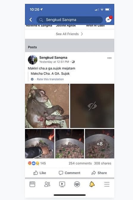 Meghalaya 'monkey eater' held after photos in Facebook