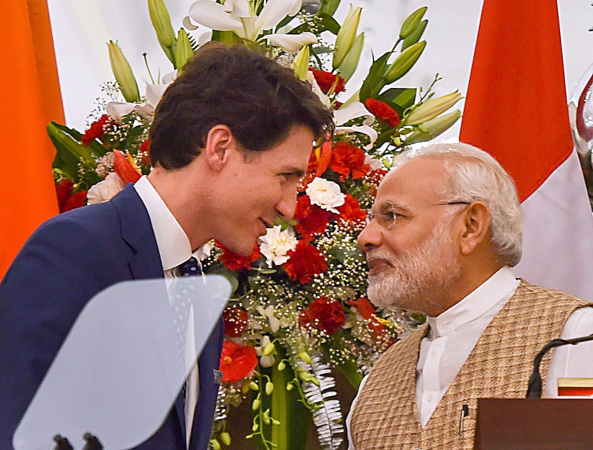 PM Narendra Modi, his Canadian counterpart Justin Trudeau talk about ...
