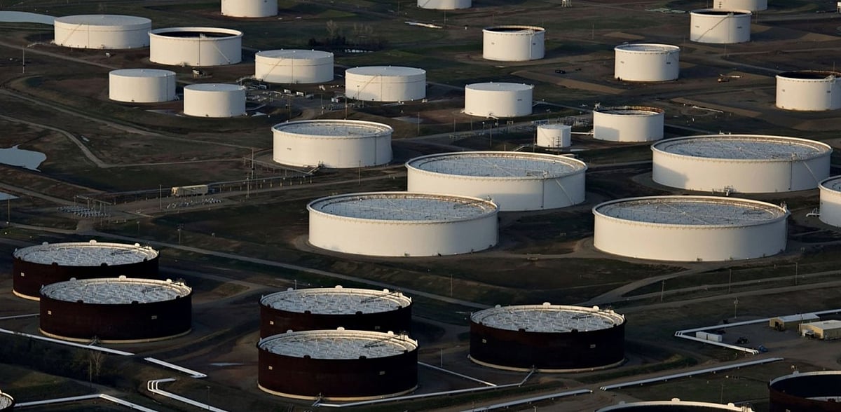 There is a lot of unused oil stored up around the world