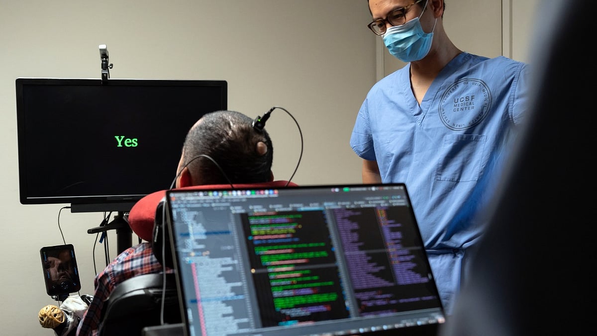 Tapping into the brain to help a paralysed man speak