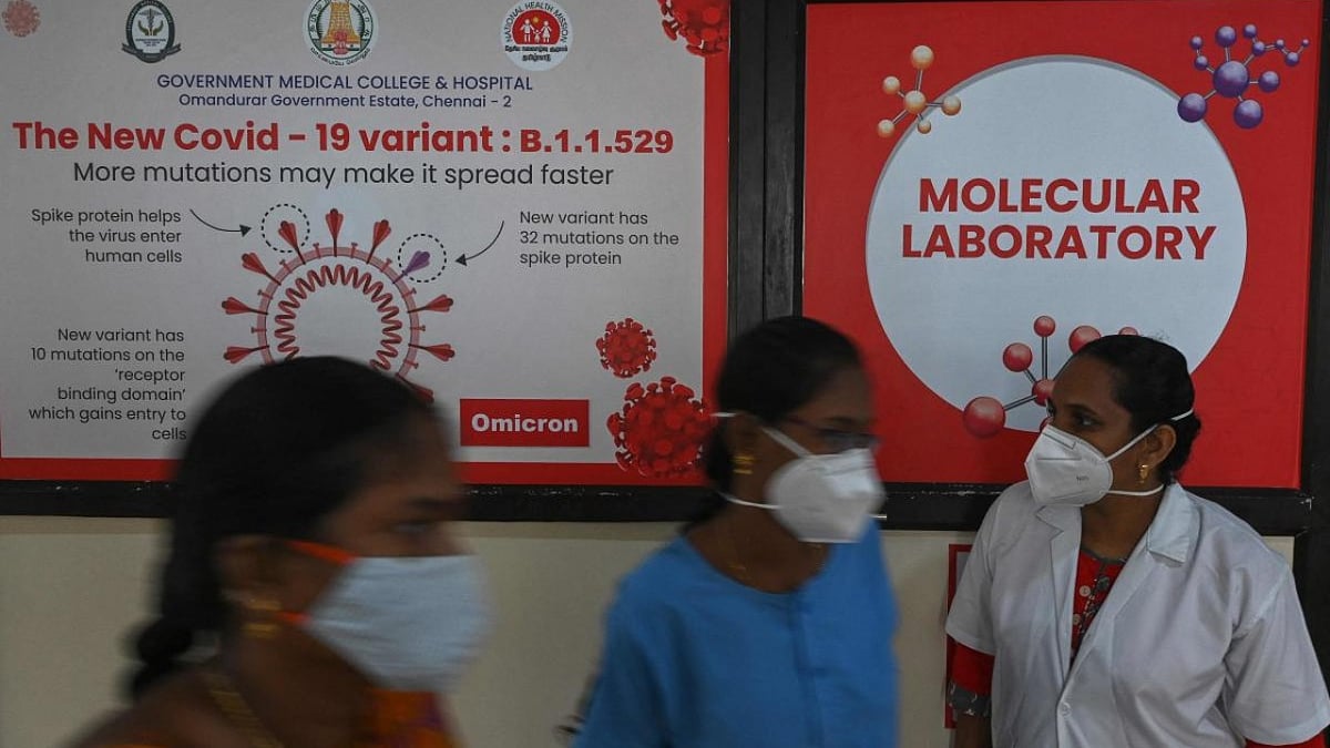 Omicron spread is significantly higher in closed, unventilated rooms ...