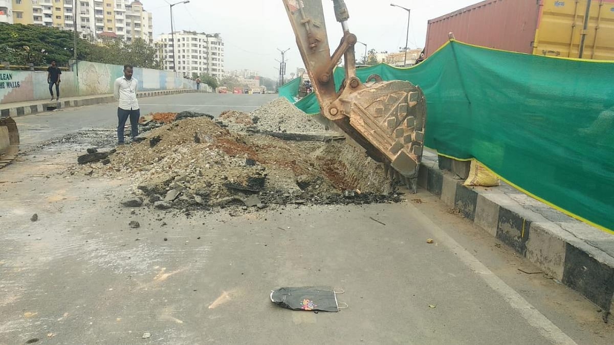 Work on underpass near Marathahalli rail bridge begins